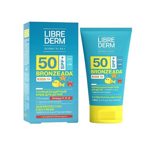 LIBREDERM Солнцезащитный крем для детей SPF50+ с Омега 3-6-9 и ...