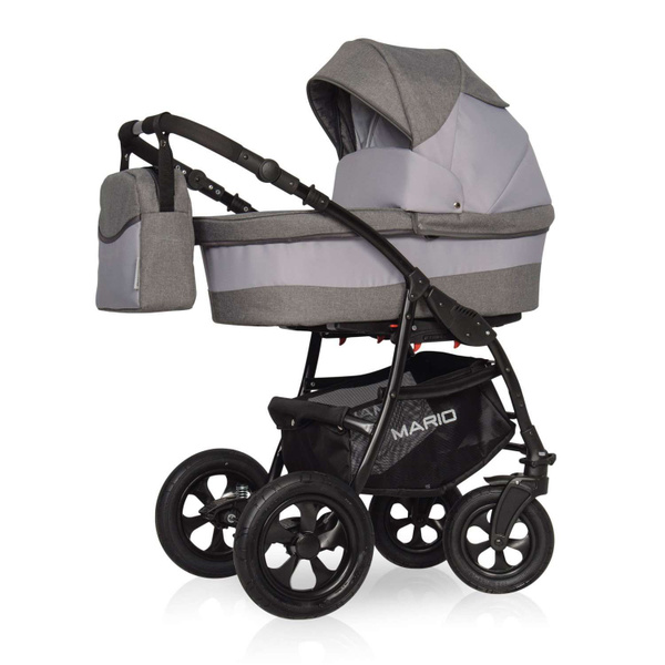 Коляска 2в1 Riko Basic Mario 10 Серый - купить с доставкой по выгодным ...