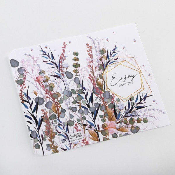 Обёртка для шоколада "Enjoy every bite", 18.2 x 15.5 см - купить по ...