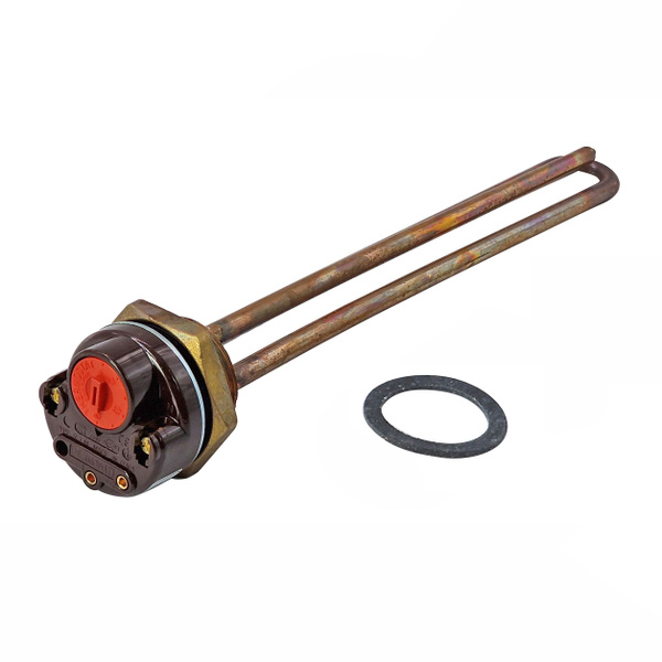 ТЭН с терморегулятором 2,0 кВт (2000W) RDT 230V на резьбе G 1 1/4 (42 ...