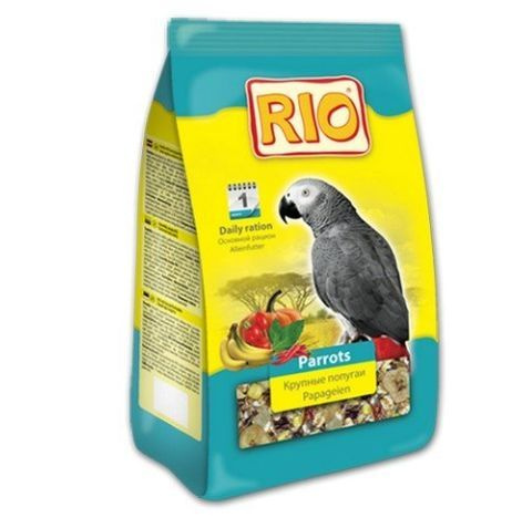 RIO Корм для крупных попугаев основной 1кг - купить с доставкой по ...