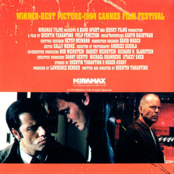 CD Pulp Fiction / Криминальное чтиво - саундтрек (Rus, 1994) CD ...