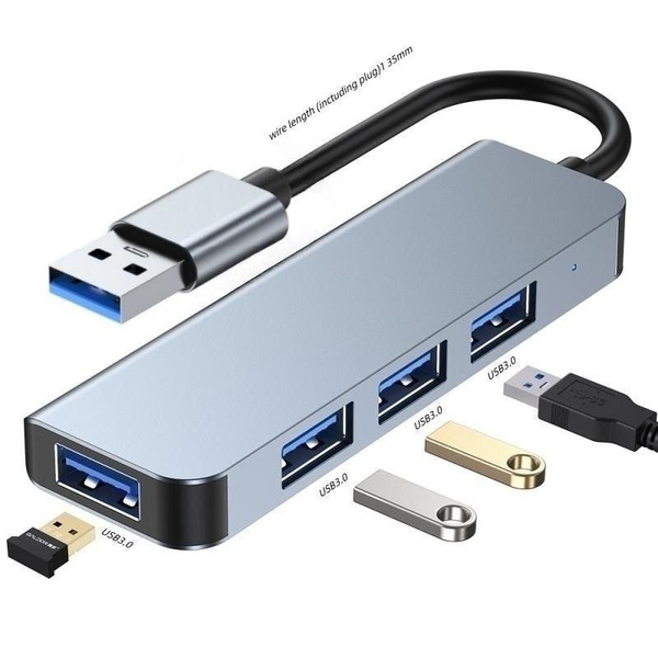 USB-концентратор 3,0 типа C на USB 3,0 док-станция, мульти-USB-сплиттер ...