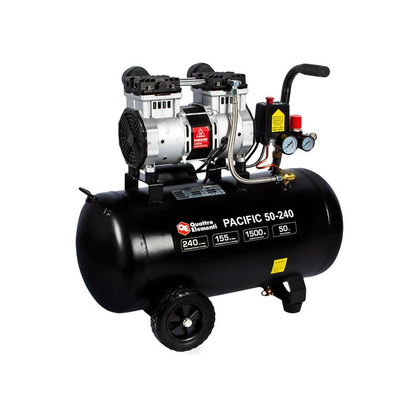 Компрессор Безмасляный Quattro elementi, 1500 Вт - купить по выгодным ...