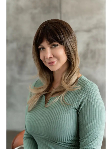 VIP-PARIK Парик с челкой длинный из термоволос - купить по низкой цене ...