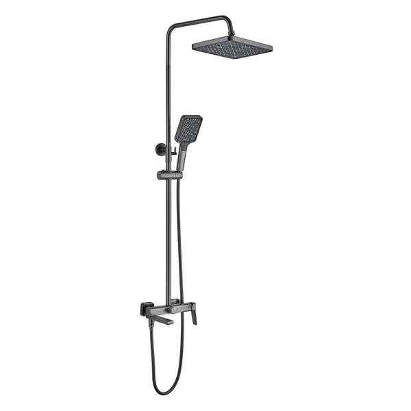 SHEVANIK Душевой комплект темно-серый купить на OZON по низкой цене ...