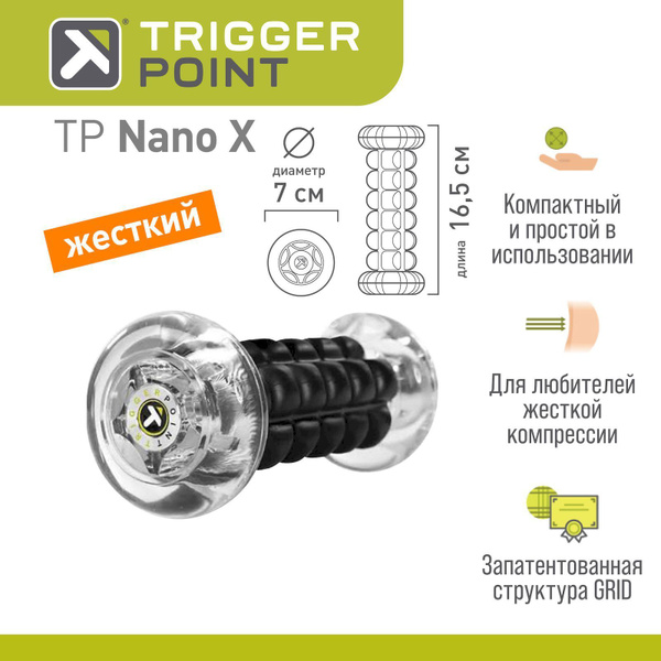 Характеристики Роллер для стопы Trigger Point Nano X, жесткий подробное описание товара ...