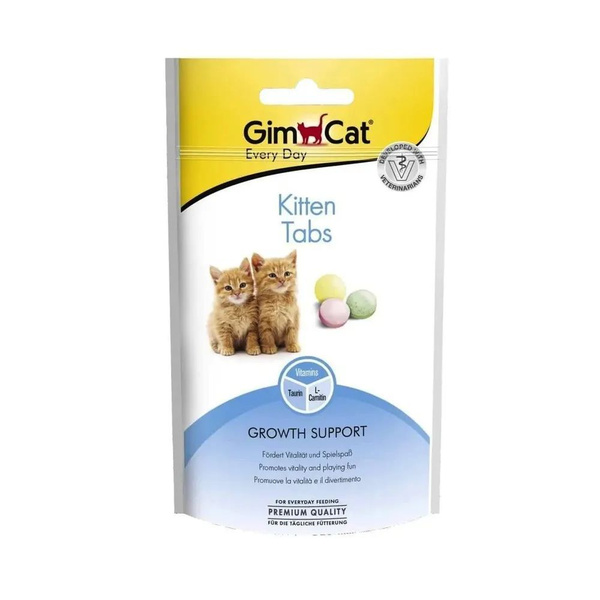 GimCat Kitten Tabs витамины для котят от 6 недель, 40 г - купить с ...
