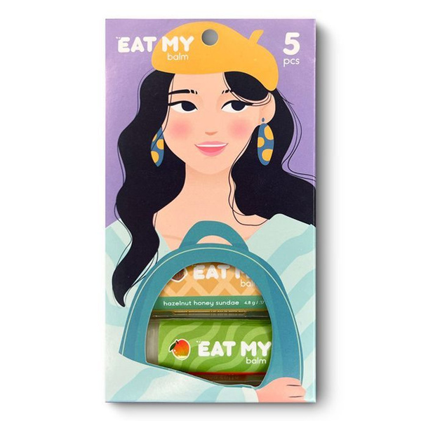 Eat my Набор бальзамов для губ "Прилив вдохновения", 5 шт - купить с ...