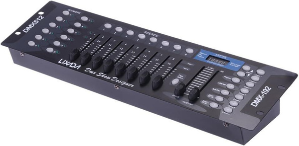 Контроллер DMX, консоль DMX 512, 192-канальное оборудование для DJ ...
