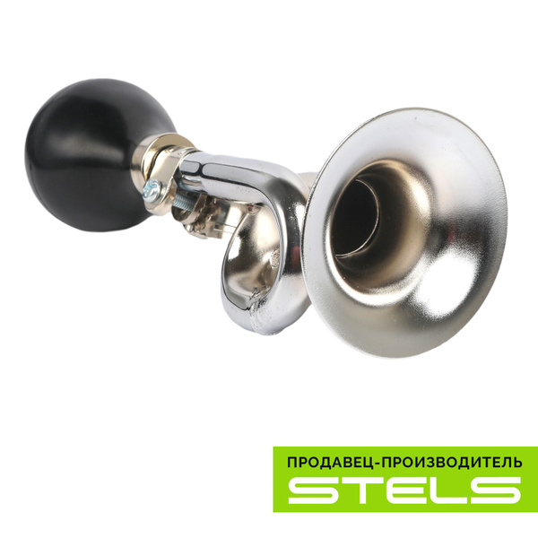 Клаксон STELS 86B-01 сталь/резина чёрно-хромированный - купить с доставкой по выгодным ценам в ...