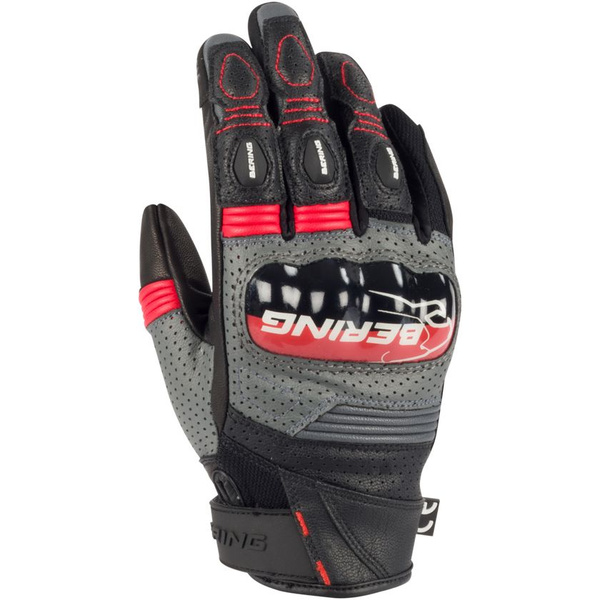 Мотоперчатки женские кожаные Bering LADY AXEL Black/Grey/Red, T5 ...