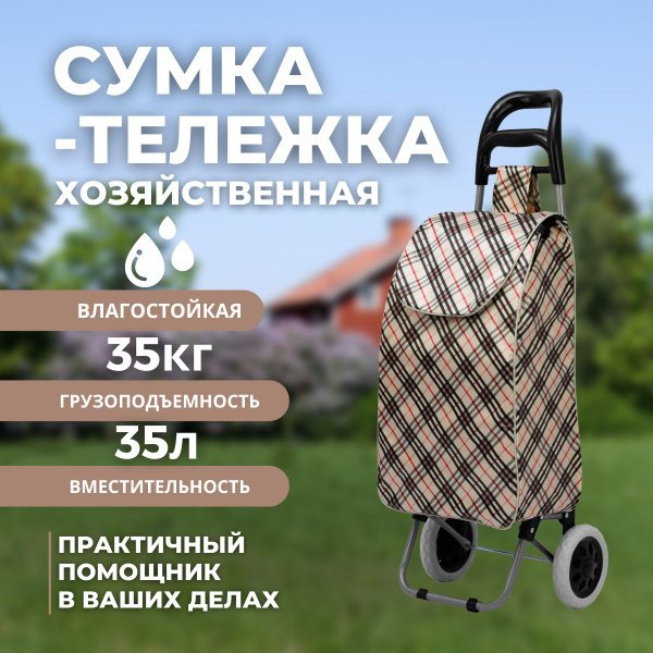 Сумка-тележка Koleso BC01, 35 л купить c доставкой на OZON по низкой ...