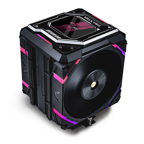 Кулер для процессора VALKYRIE R125 с 2,4-дюймовым ЖК-дисплеем IPS Tower ...
