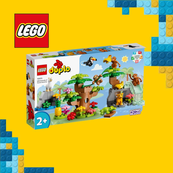 LEGO Конструктор ЛЕГО "Дикие животные Южной Америки" Разноцветный 28 см ...