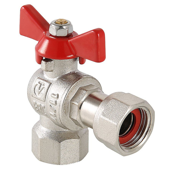 Кран шаровый 1/2"ВВ VALTEC BASE угловой с накидной гайкой, VT.266.N.0404 - купить по низкой цене ...