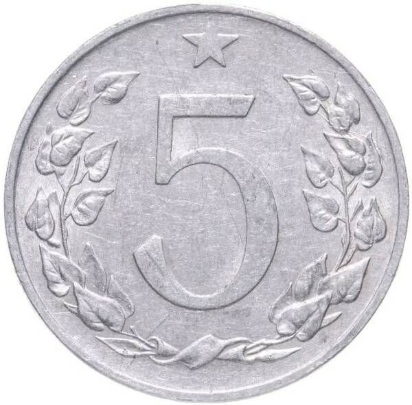 Монета Чехословакия 5 геллеров 1953-1955 год. Лев - купить в интернет-магазине OZON с быстрой ...