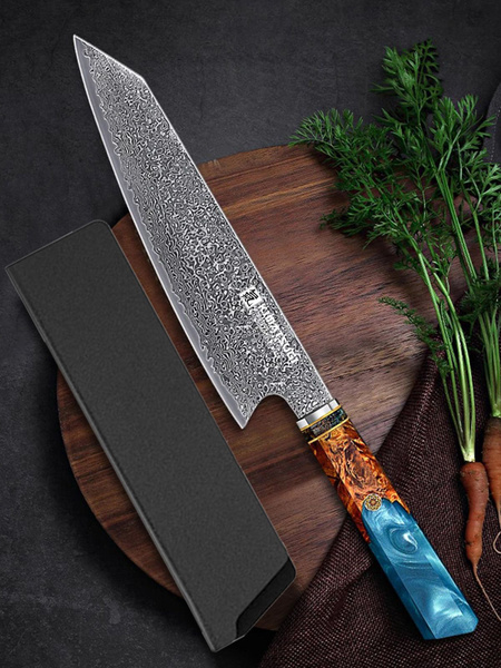 Купить Kimatsugi / Японский кухонный нож Киритсуке Damascus. Настоящая ...