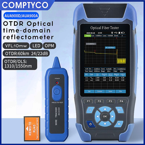 COMPTYCO OTDR AUA900D Интерфейс UPC 1310 1550nm 60km otdr оптический рефлектометр ОТДР Тестер ...