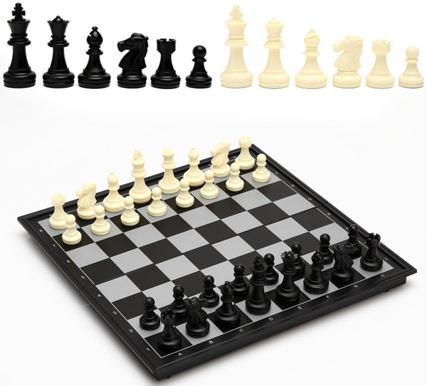 Настольная игра 3 в 1 Классика шахматы шашки нарды магнитная