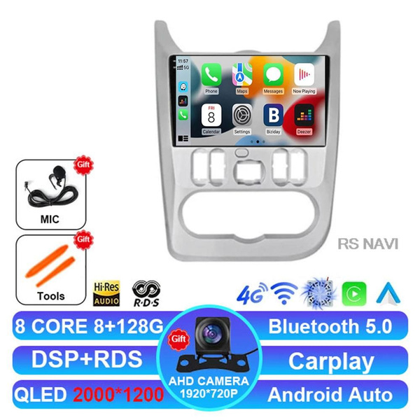 Android 13 2Din Car Radio Multimedia for Lada Largus Renault Logan 1 Sandero 2009-2015 Dacia ...