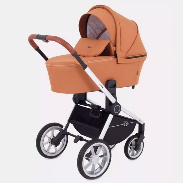 Коляска универсальная 2 в 1 Rant Flex Grand, оранжевый, бежевый - купить с доставкой по выгодным ...