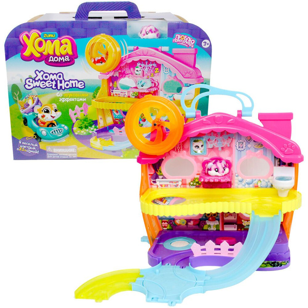 1 TOY Хома Дома Игровой набор "Хомы дом со звуковыми эффектами" с ...