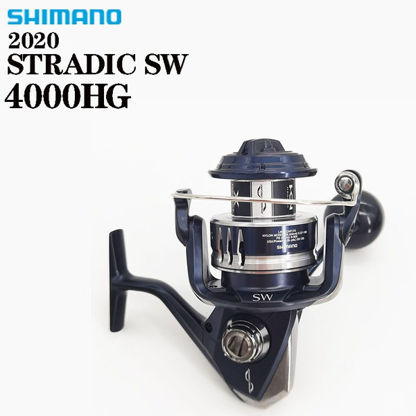 Катушка Shimano 2020 STRADIC SW 4000HG, С передним фрикционом, 4000 ...