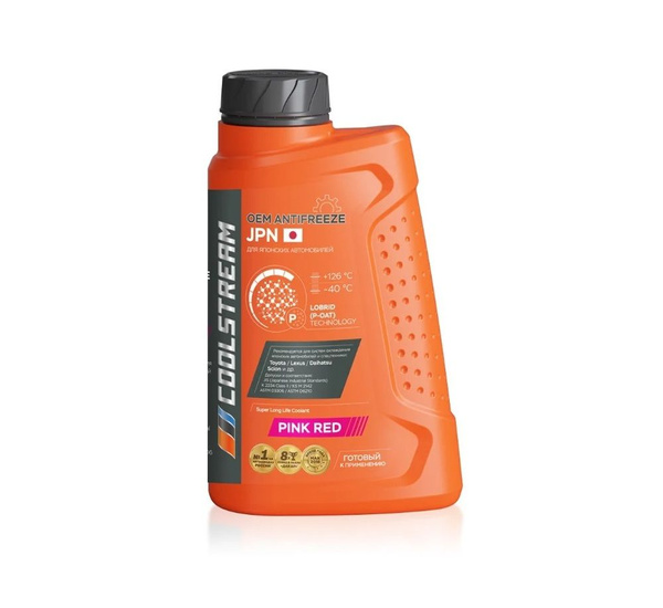 Антифриз Coolstream JPN RED, Готовый раствор купить по выгодной цене в интернет-магазине OZON ...