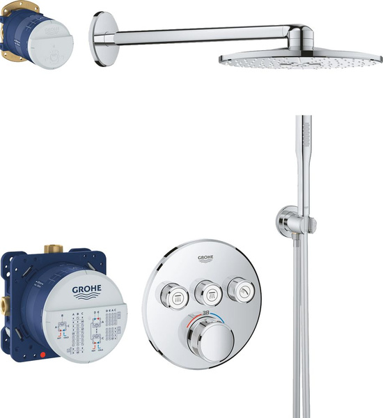 Душевой комплект Grohe Grohtherm SmartControl 29121000 / 3560000 с ...