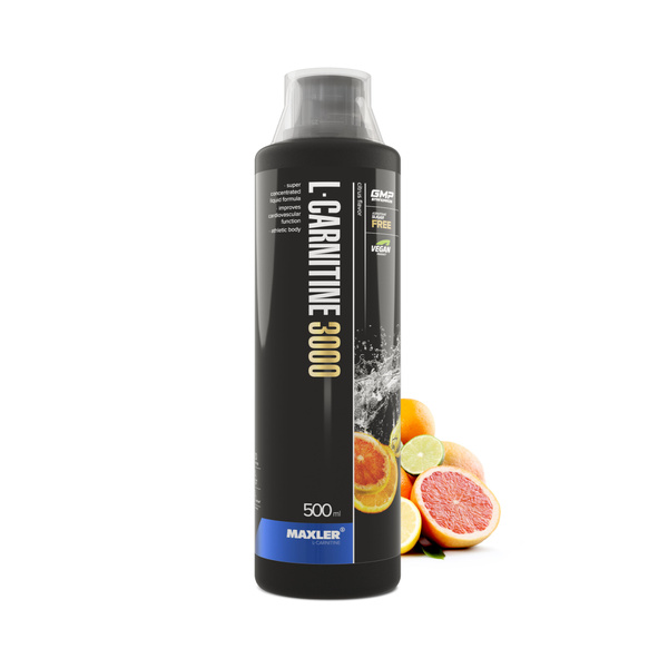 Л-Карнитин жидкий Maxler L-Carnitine 3000мг 500мл Цитрус - купить с ...