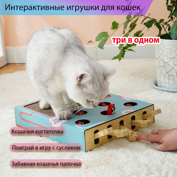 Интерактивные игрушки для кошек и хомяков, кошачьи когтеточки для ...
