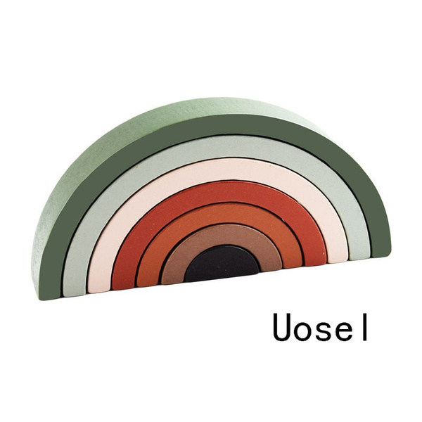 Развивающие игрушки: Деревянные конструкторы Радуга для малышей ...