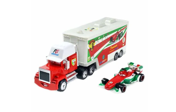 Трейлер Mack Hauler Mattel из мультфильма Тачки 3 + металлическая ...