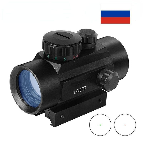 Коллиматорный прицел 1x40 RD (с подсветкой). Коллиматор для пневматики ...
