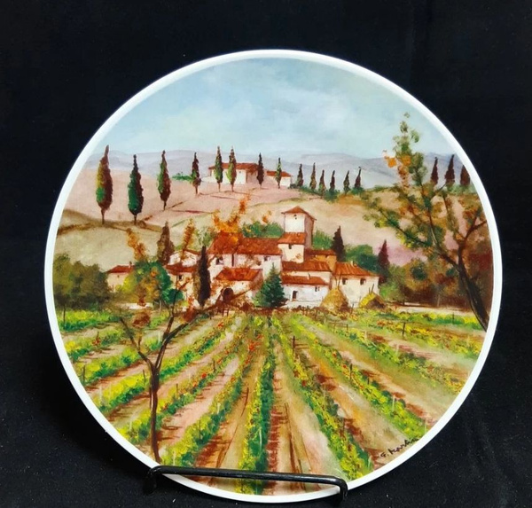 Декоративная тарелка Thun, 19 см - купить по доступным ценам в интернет-магазине OZON (1370399589)