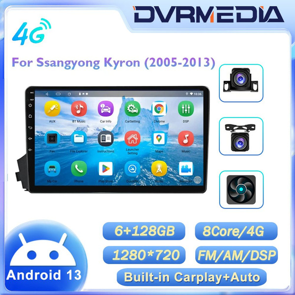 Магнитола Ssangyong Kyron Actyon 2005-2013 6/128 Гб, ANDROID 13 8-ми ...