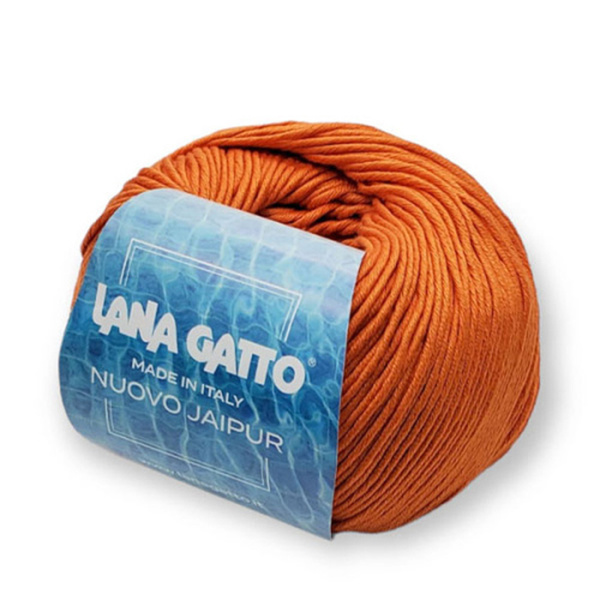 5 мотков Пряжа Lana Gatto NUOVO JAIPUR 100% Хлопок / 50 гр. - 100 м ...