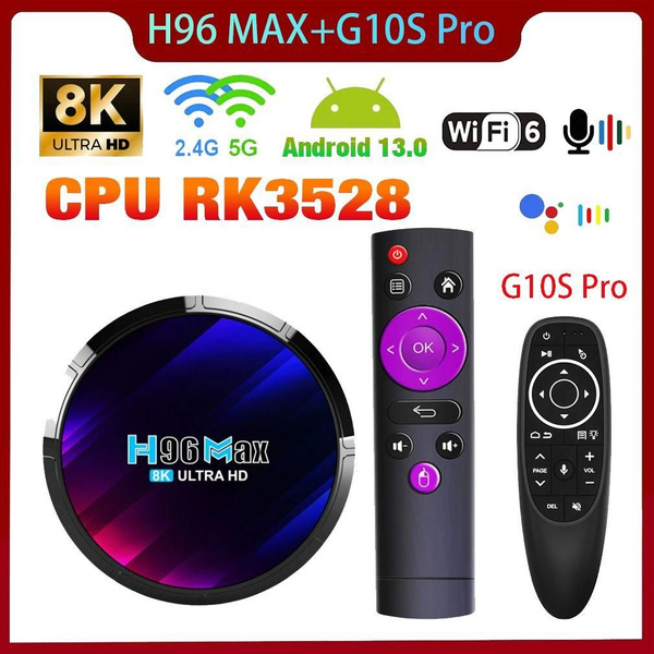 Медиаплеер H96MAX RK3528, TF, Android купить по низкой цене с доставкой в интернет-магазине OZON ...