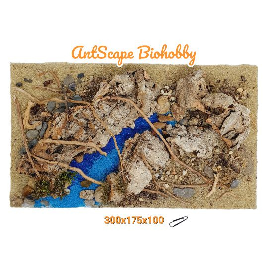 AntScape (АнтСкейп) от Биохобби - съёмная декорация для украшения муравьиных ферм, формикариев ...