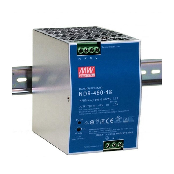 Источник питания AC/DC Mean Well NDR-480-48 - купить по выгодной цене в интернет-магазине OZON ...