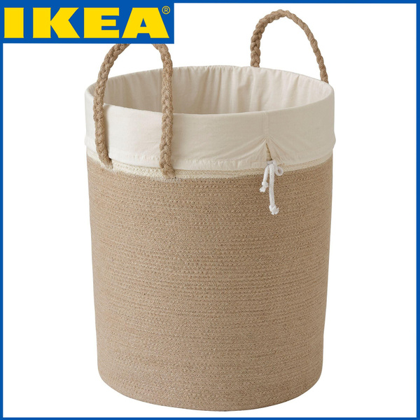 Корзина для белья IKEA, Джут, Хлопок купить по выгодной цене в интернет ...