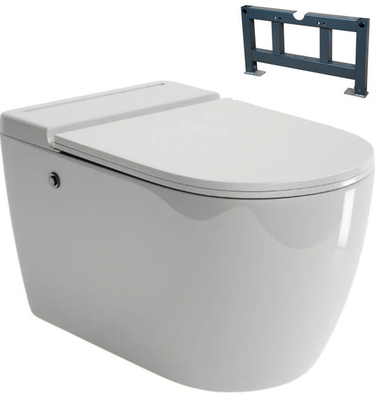 Подвесной унитаз Zandini, Z19-79 - купить по низким ценам в интернет-магазине OZON с доставкой ...