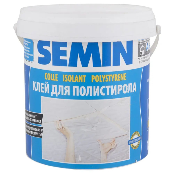 Клей для полистирола Semin Colle Isolant 1.5 кг - купить с доставкой по ...