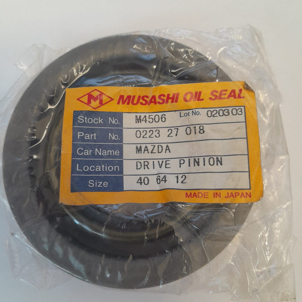 Сальник хвостовика заднего редуктора Musashi M4506 Mazda Bongo BA# 1977 - 1983; Savanna/RX-7 ...