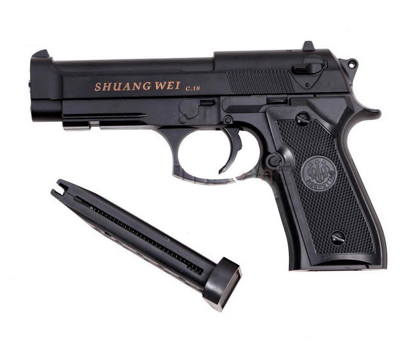 Игрушечный металлический пистолет C.18 Airsoft Gun — купить в интернет ...