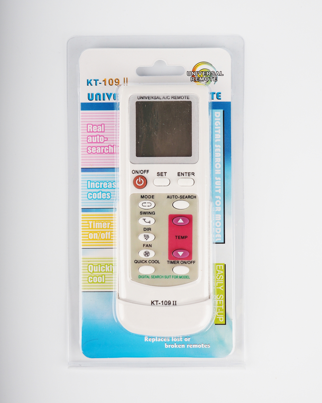 Пульт ДУ Универсальный Пульт кондиционера KT-109 II. - купить по ...