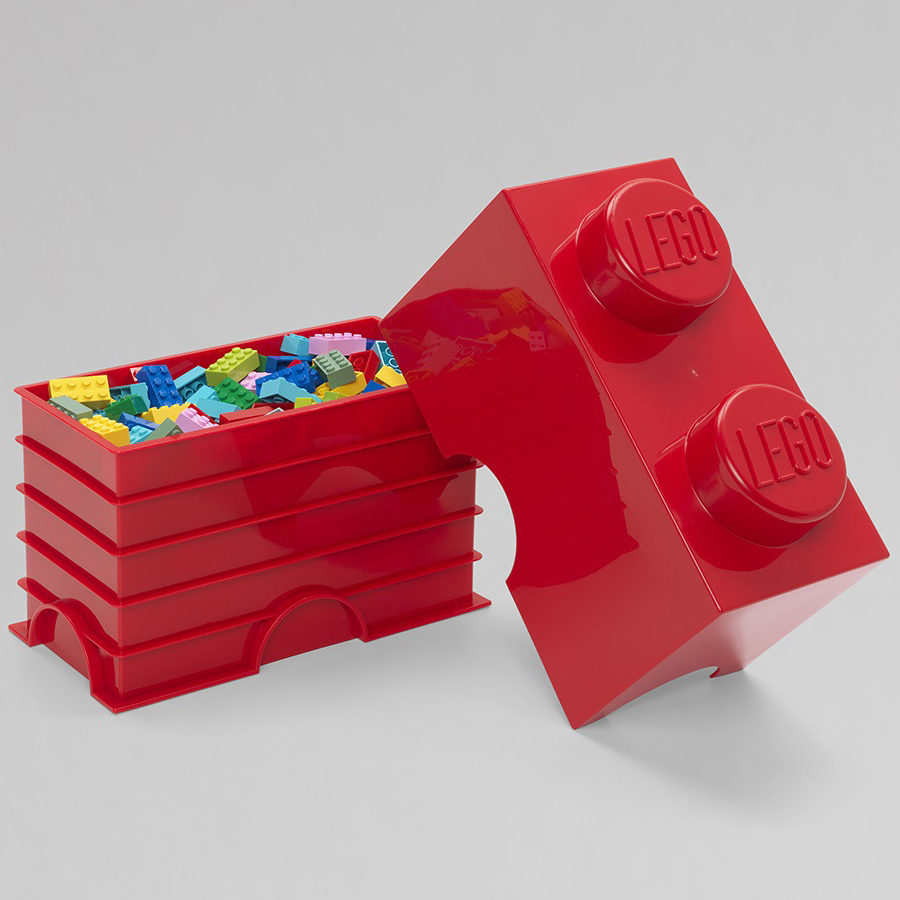 Ящик для игрушек LEGO 40021730, 2,6 л, 25х12,5х18 см - купить по низкой ...