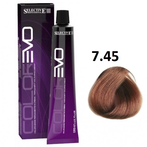 Selective Professional Крем-краска для волос 7.45 colorevo - блондин ...