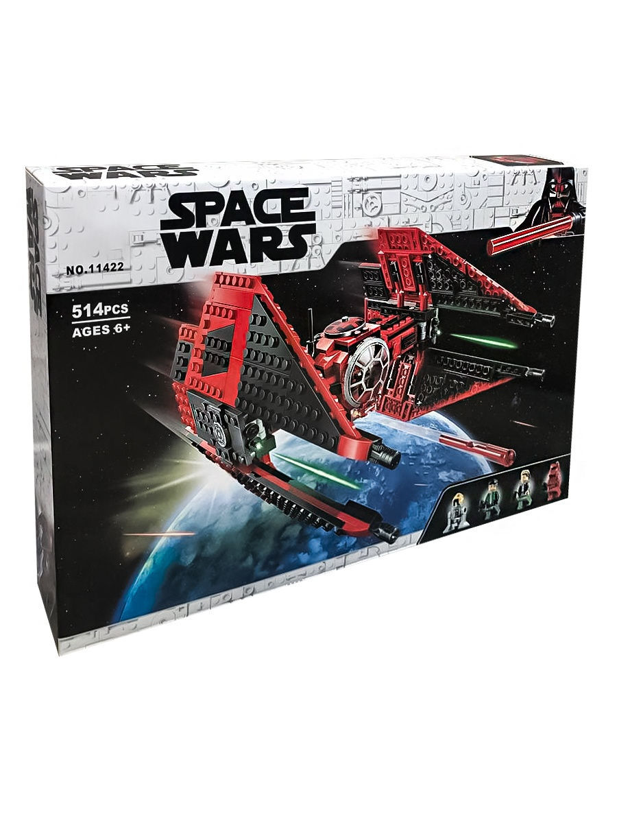 Конструктор Space Wars 11422 Истребитель СИД майора Вонрега,514 деталей ...